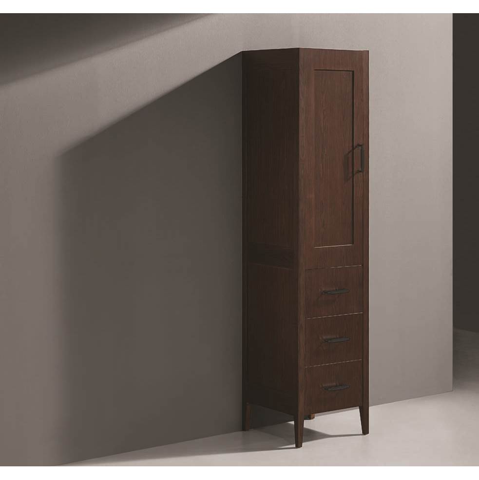 Madeli Madeli Encore 18”w X 18”d X 76”h Free Standing Linen Cabinet L ...